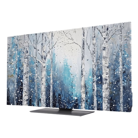 Blue Forest TV Cover for 50 Inch Screen, Stretch Fabric Dustproof TV ...