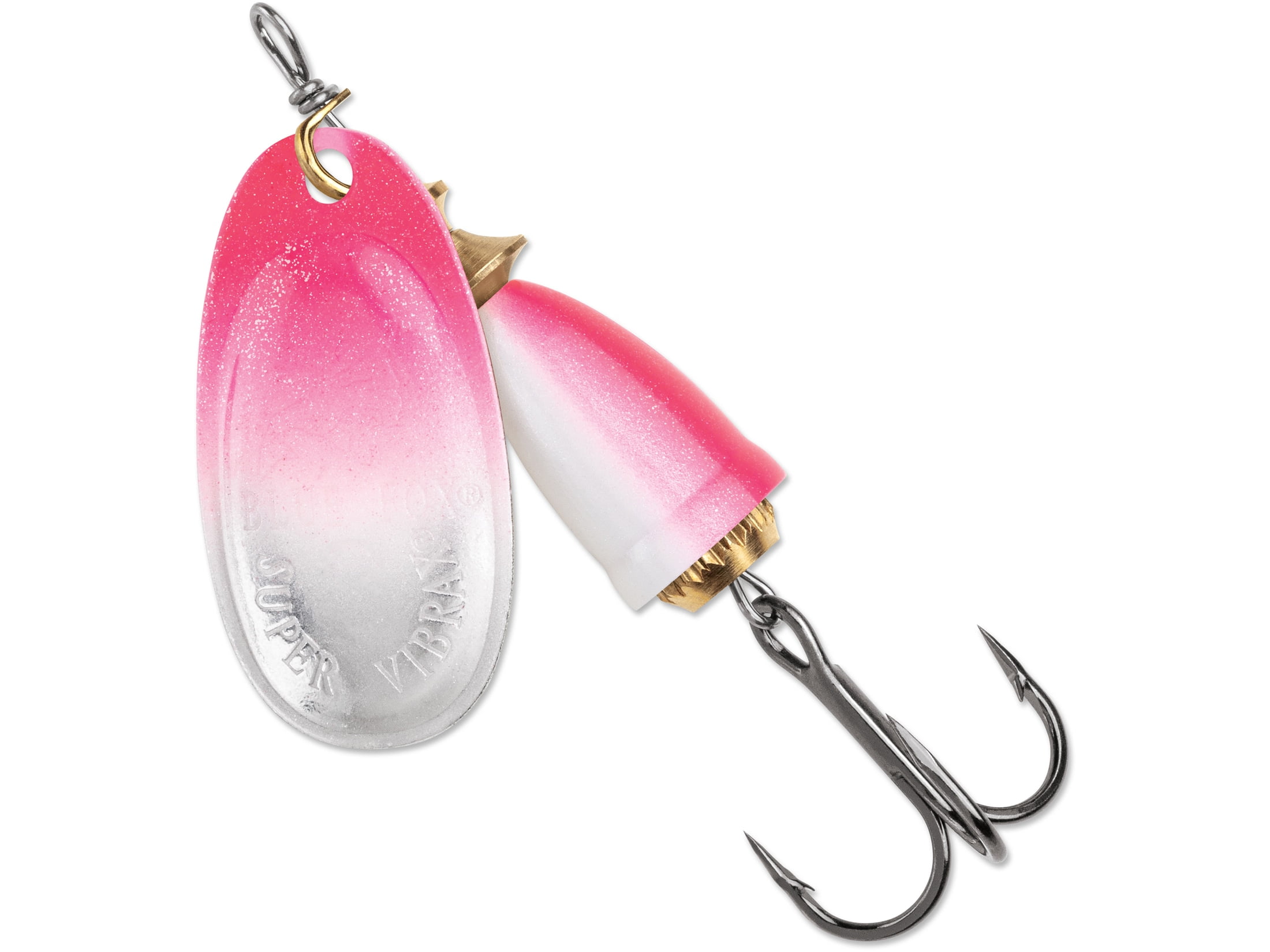 Blue Fox Classic Vibrax Northern Lights 04 Inline Spinner Pink Pearl UV 3/8 oz - Walmart.com