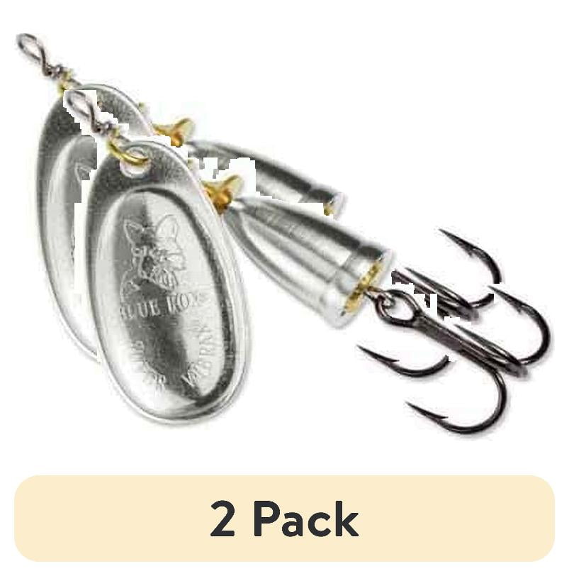 (2 pack) Blue Fox Classic Vibrax Size 4 Inline Spinner 3/8 oz Silver ...