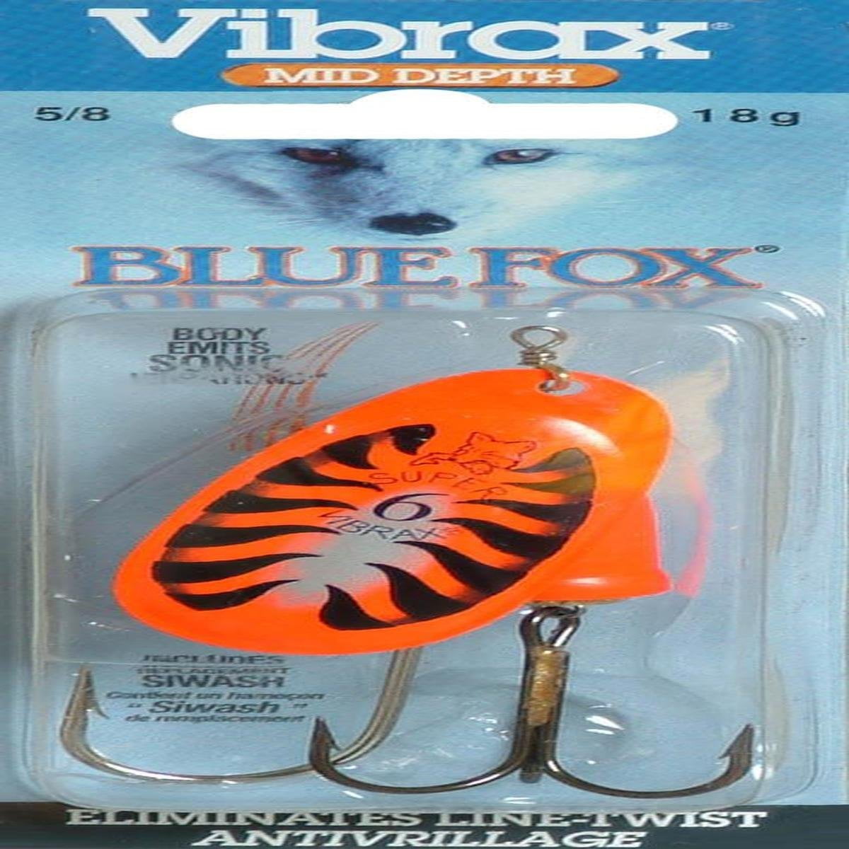 Blue Fox Classic Vibrax Spinner, 5/8-Ounce, Red Tiger - Walmart.com