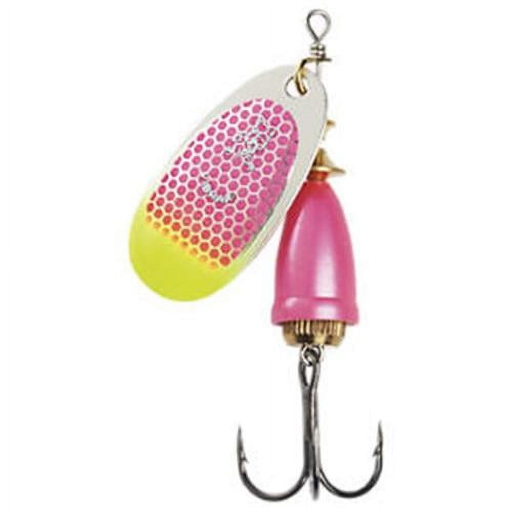 Blue Fox Classic Vibrax Tackle 05 7/16 Oz Pink Scale Chartreuse Tip UV ...