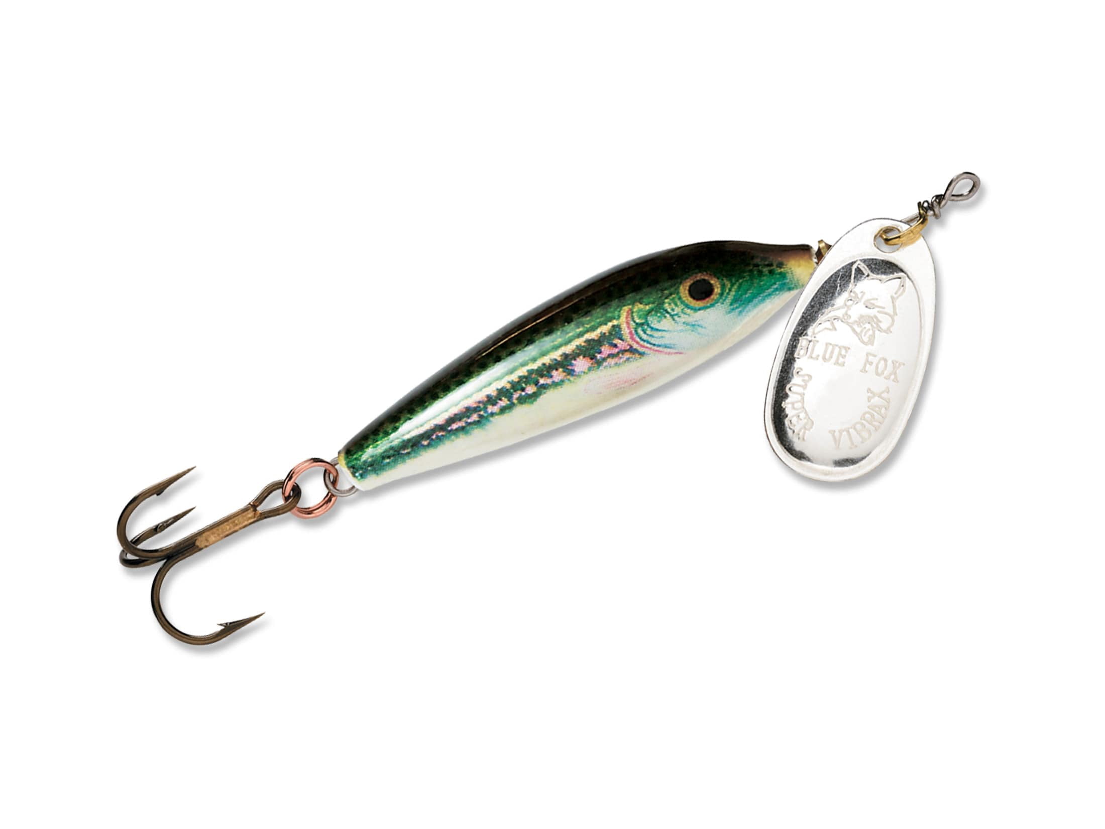 Blue Fox Vibrax Minnow Spin Inline Spinner Minnow/Silver - Walmart.com