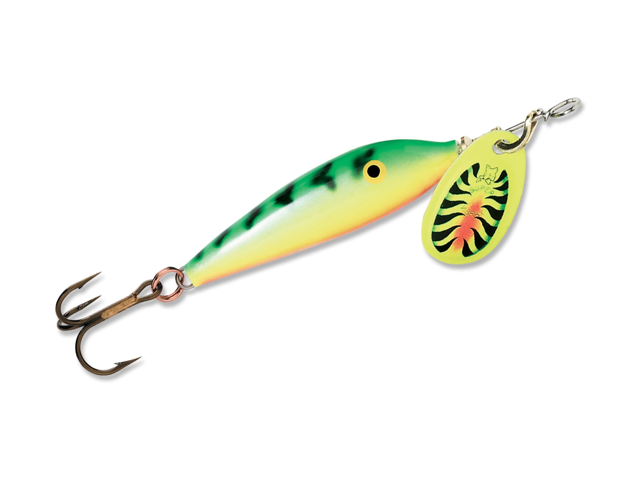 Blue Fox Vibrax Minnow Spin Inline Spinner Firetiger/Firetiger ...