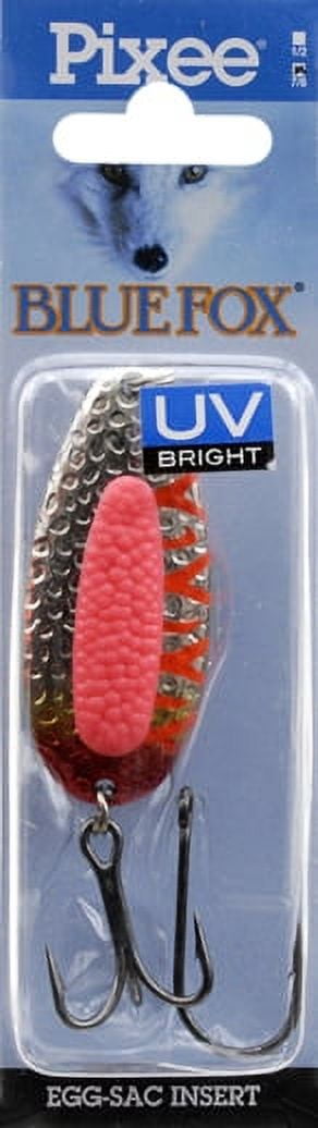 Blue Fox Pixiee Spoon, 7/8-Ounce, Fluorescent Red UV - Walmart.com