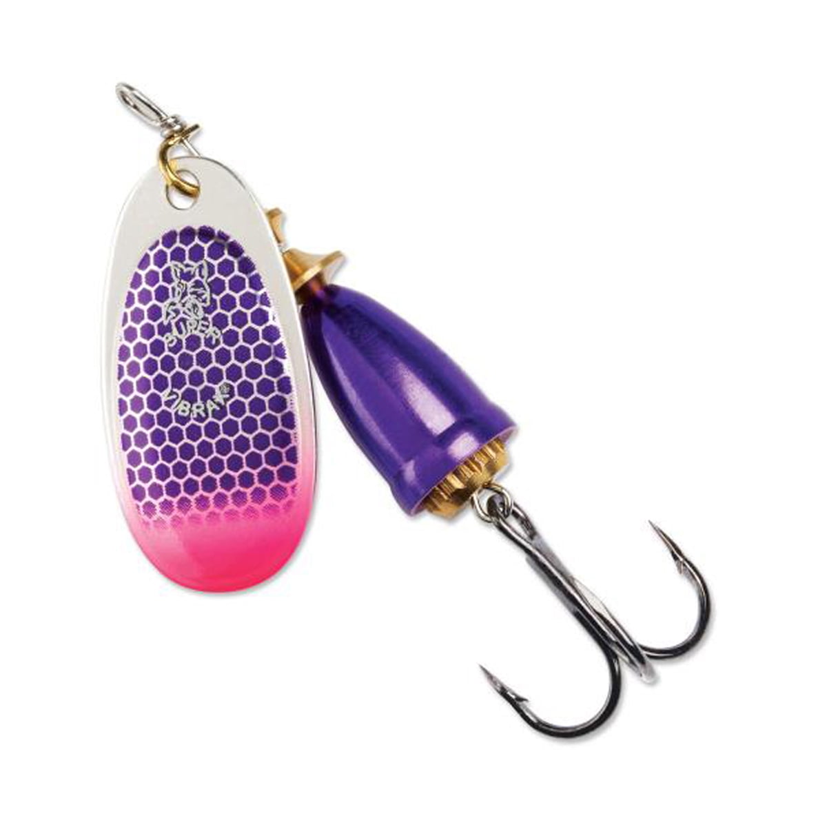 Blue Fox Super Vibrax Spinners 5/8 Oz oz Purple Scale Pink Tip UV ...
