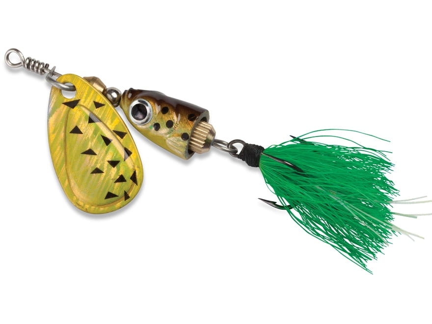 Blue Fox Vibrax Shallow Spinner Fishing Lure 3/16oz Black Chartreuse ...