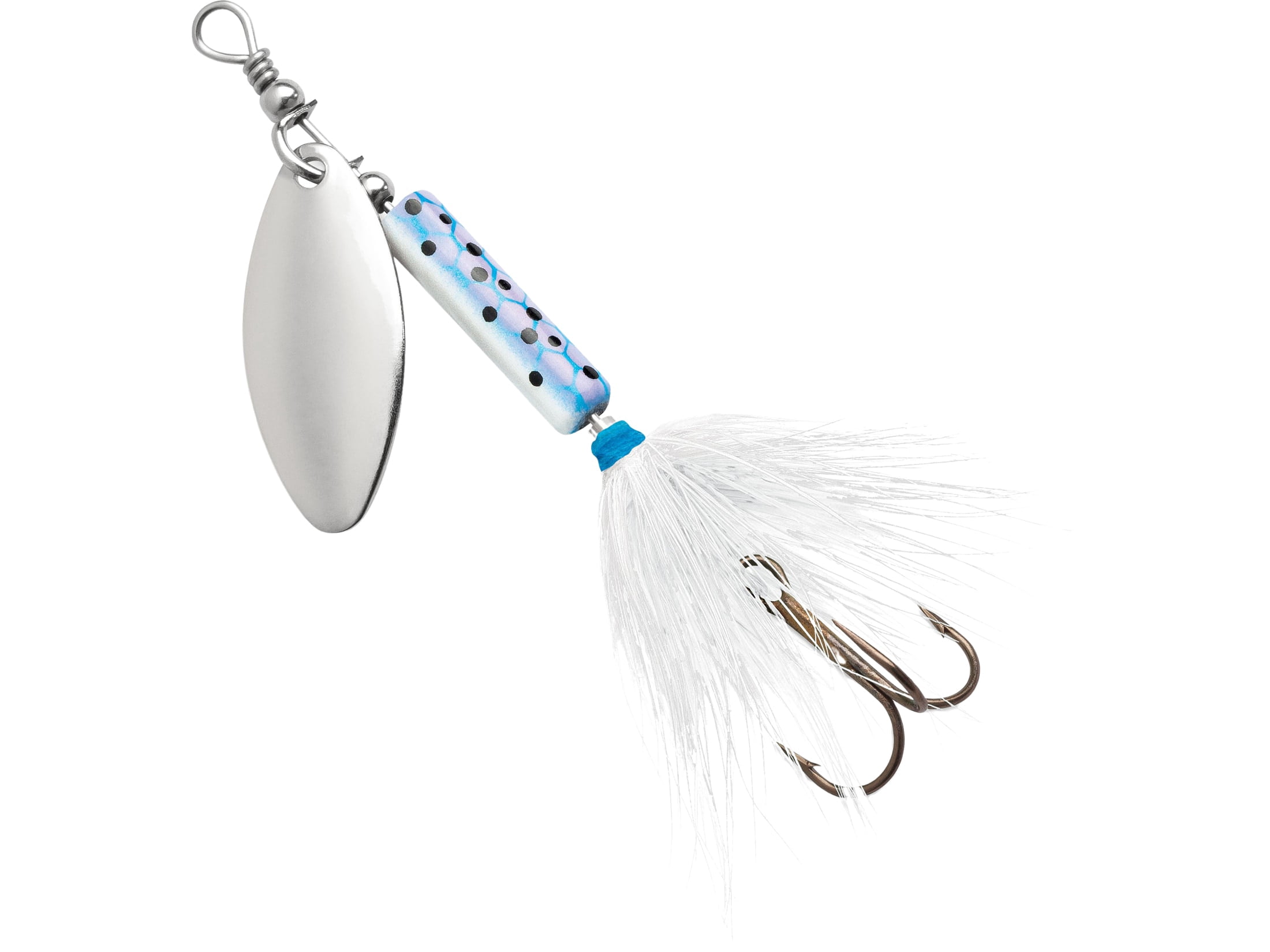 Blue Fox Whip Tail Deep Runner Inline Spinner 1/16oz Rainbow Trout ...