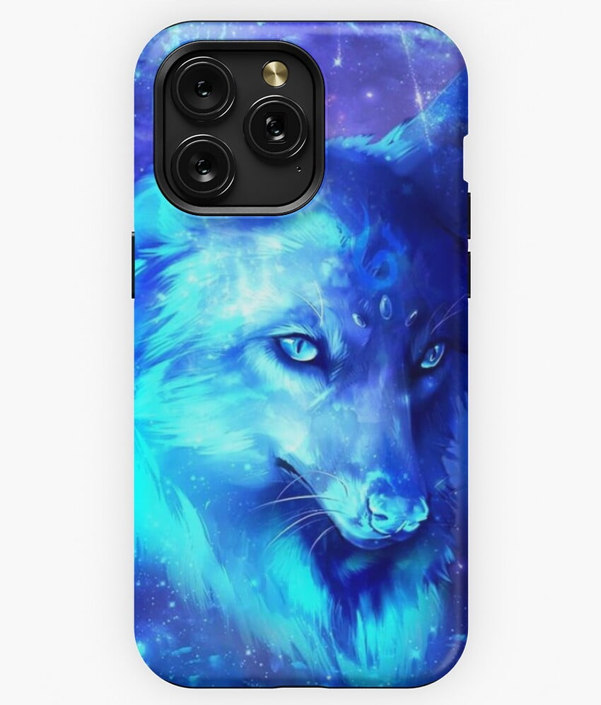 Blue Fox Wild Animal Nature Design G5575 Phone Case for iPhone17 16 15 ...