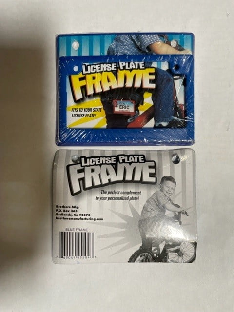 Blue Frame Mini Bike Plate - Walmart.com