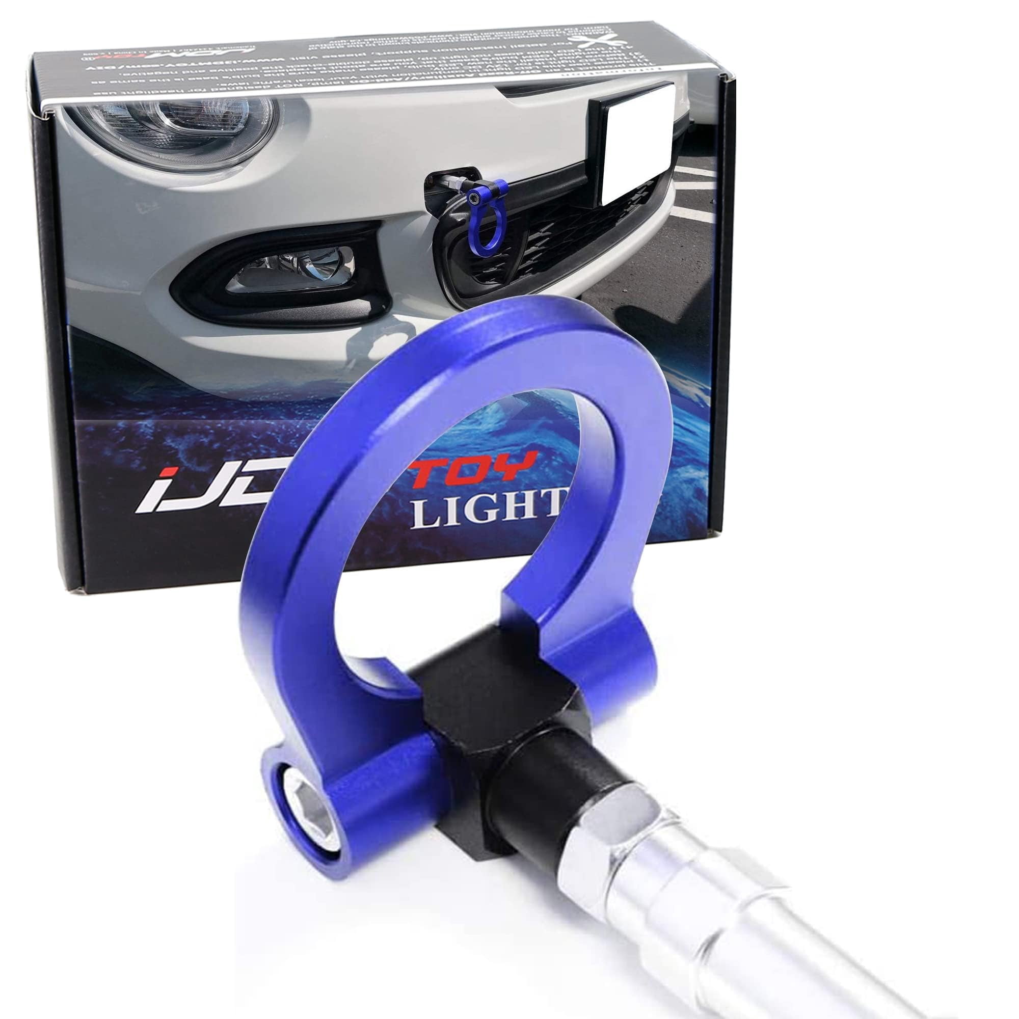Blue Front Track Racing Style Tow Hook Ring For 2016-up Fiat 500X (Does ...