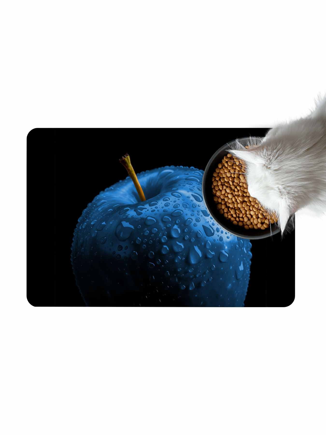 Blue Fruit Doormat Non Slip Diatomaceous Earth Door Mat Absorbent Quick ...