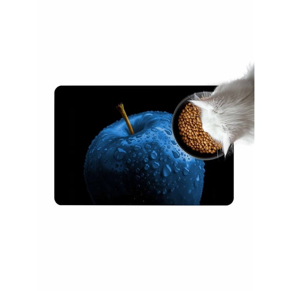 Blue Fruit Doormat Non Slip Diatomaceous Earth Door Mat Absorbent Quick ...