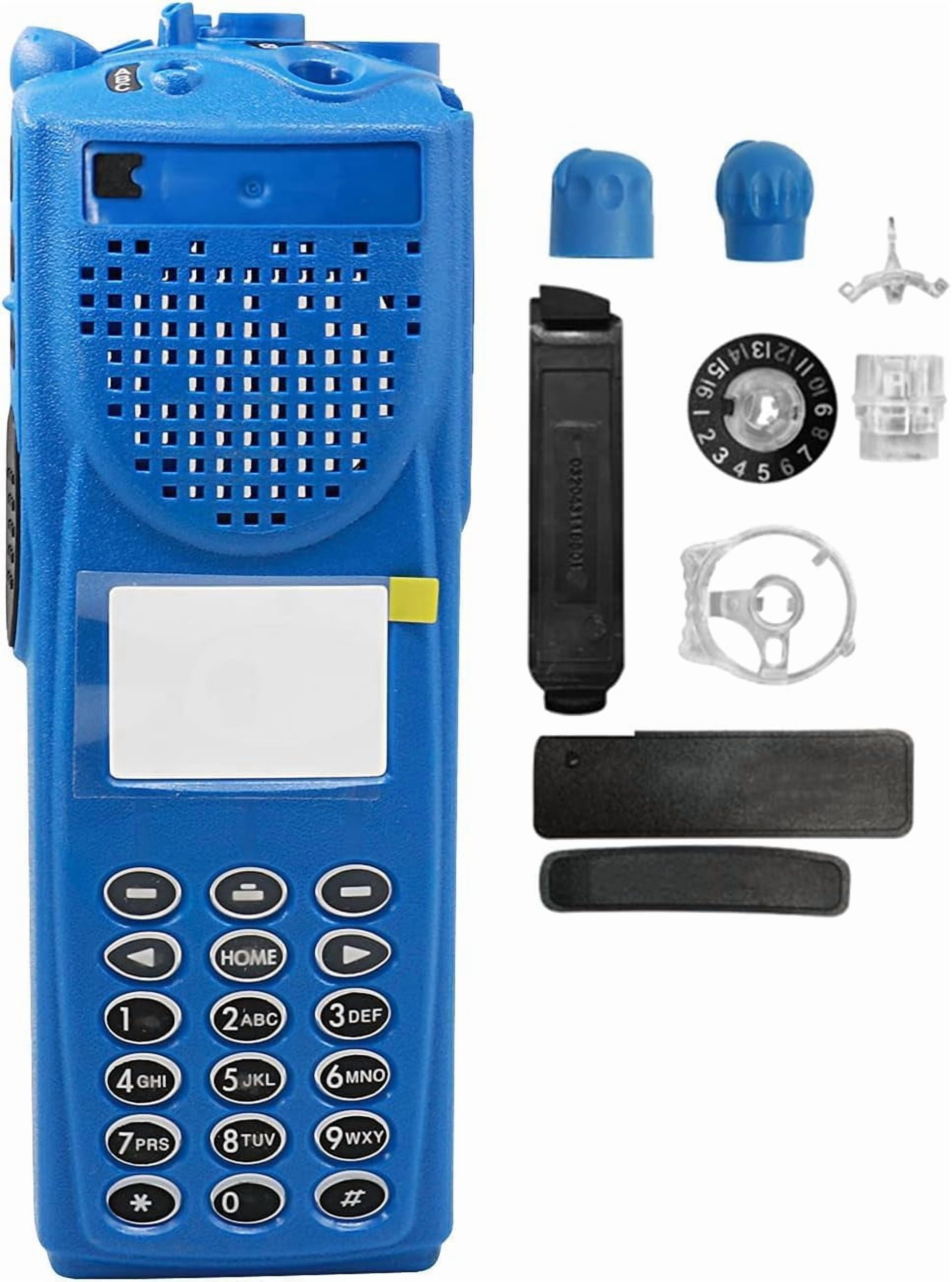 Blue Full Keypad Housing Case Front Cover for Two Way Radio XTS3000 ...