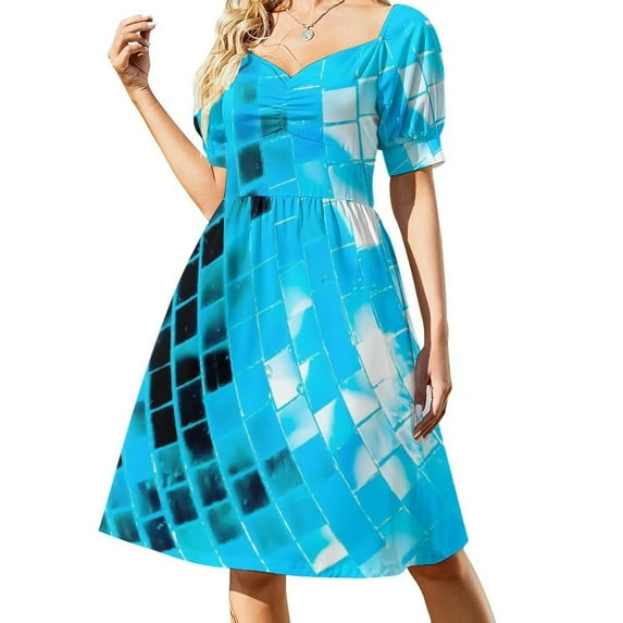 Blue Funky Disco Ball Dress women's evening dresses beach outfits for ...