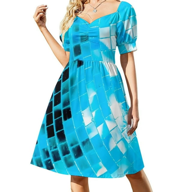 Blue Funky Disco Ball Dress women's evening dresses beach outfits for ...