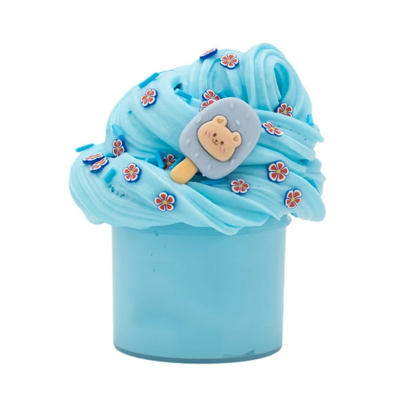 Blue Furry Cloud Butter Slime Clay Toy 70Ml Non Settling Stretchy Diy ...