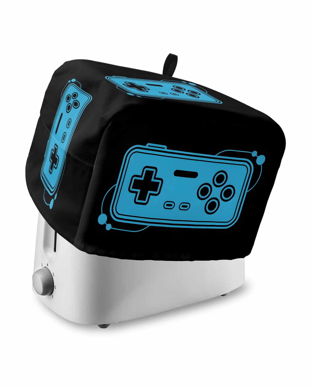 Blue Game Handle Toaster Cover 2 Slice, Small Kitchen Appliance Covers ...