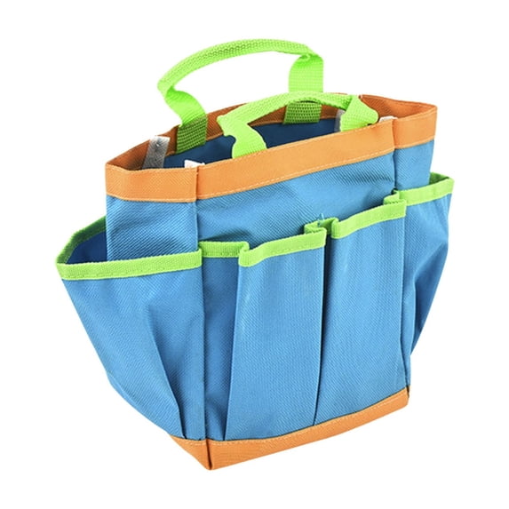Blue Gardening Tool Storage Bag With Multi-Pocket Design, Soft Oxford ...