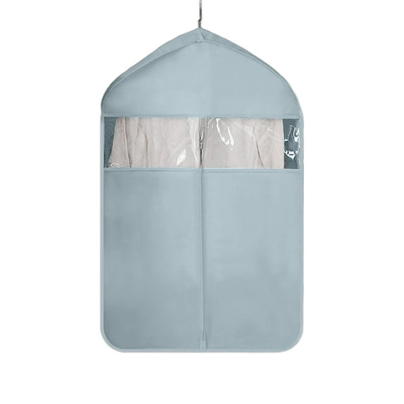 Blue Garment Bag For Hanging Clothes Wardrobe Storage Travel Suit Cover ...