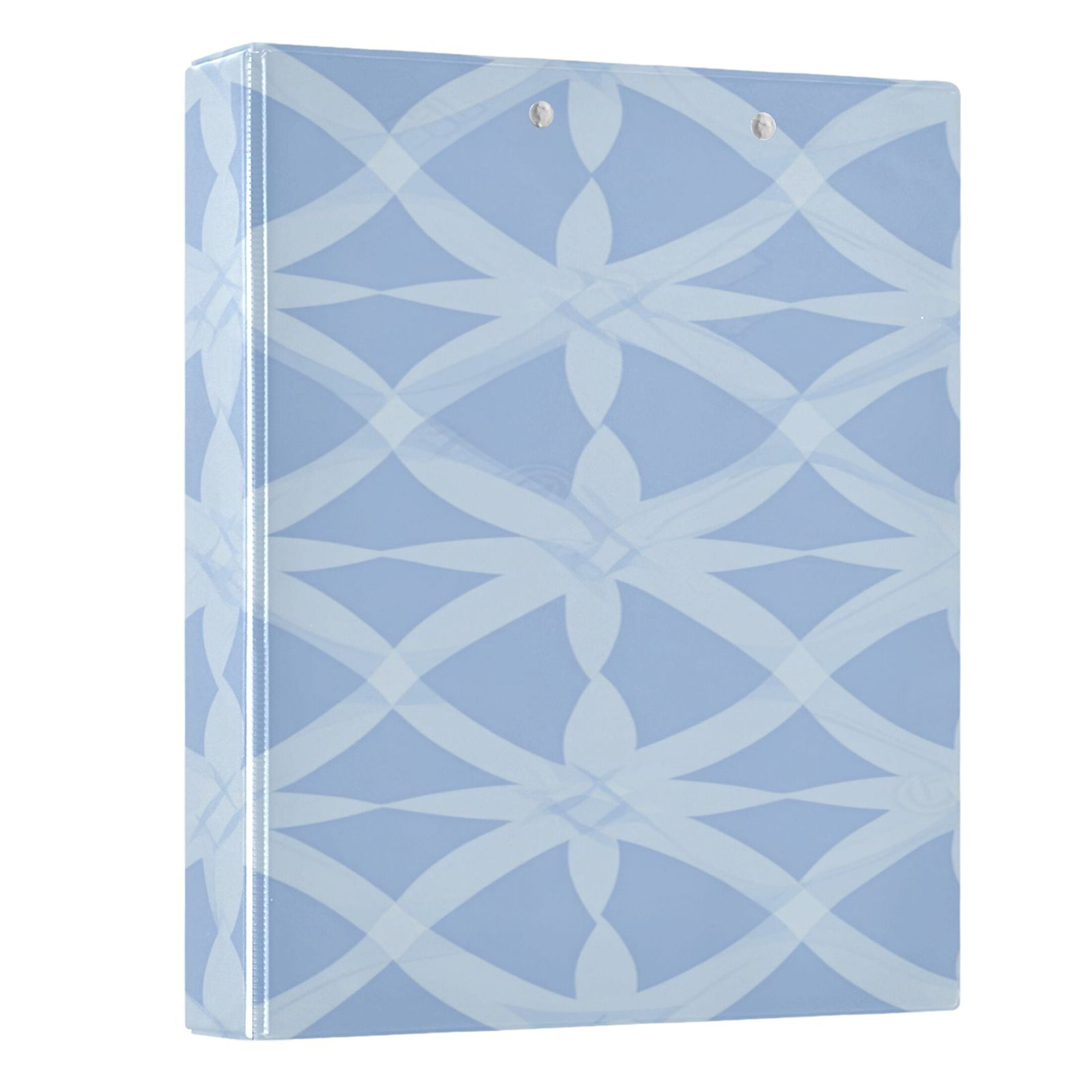 Blue Geometric Shapes 3 Ring Hardcover Binders 1.5in Round Rings for ...