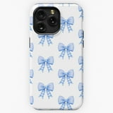 Blue Gingham Bow Country Classic Pattern iPhone Case 17 11 12 13 14 15 ...