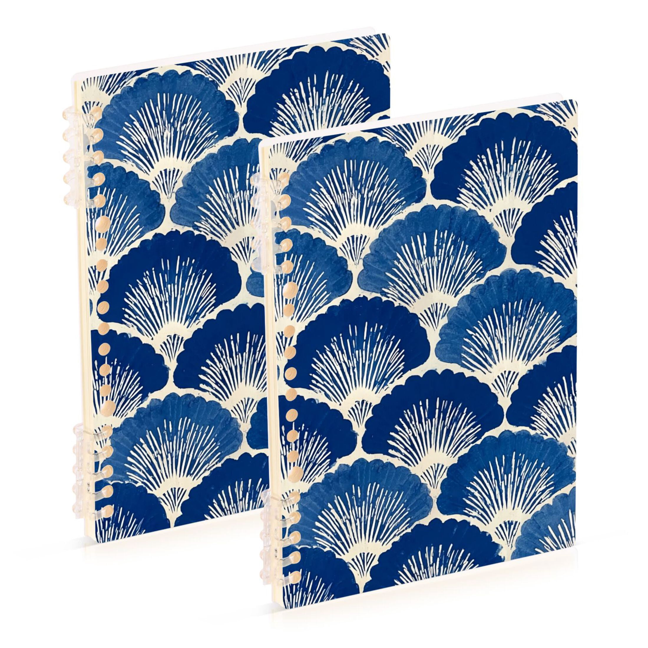Blue Ginkgo Leaves Notebook Detachable Coil Notebook Diary Plan Book A5 ...