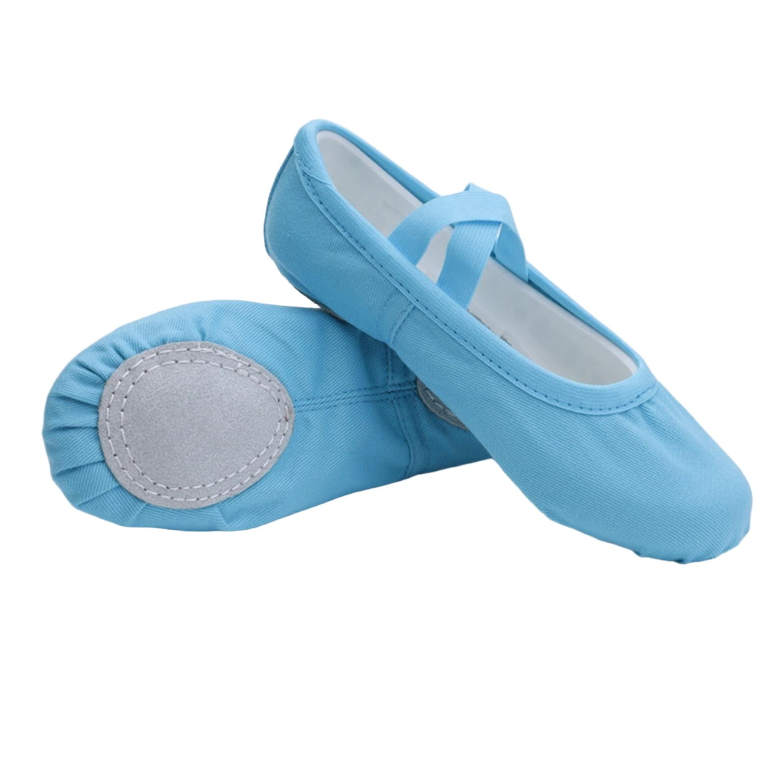 Blue Girls Elastic Lace Dance Shoes With Flexible Soles, Ideal For ...