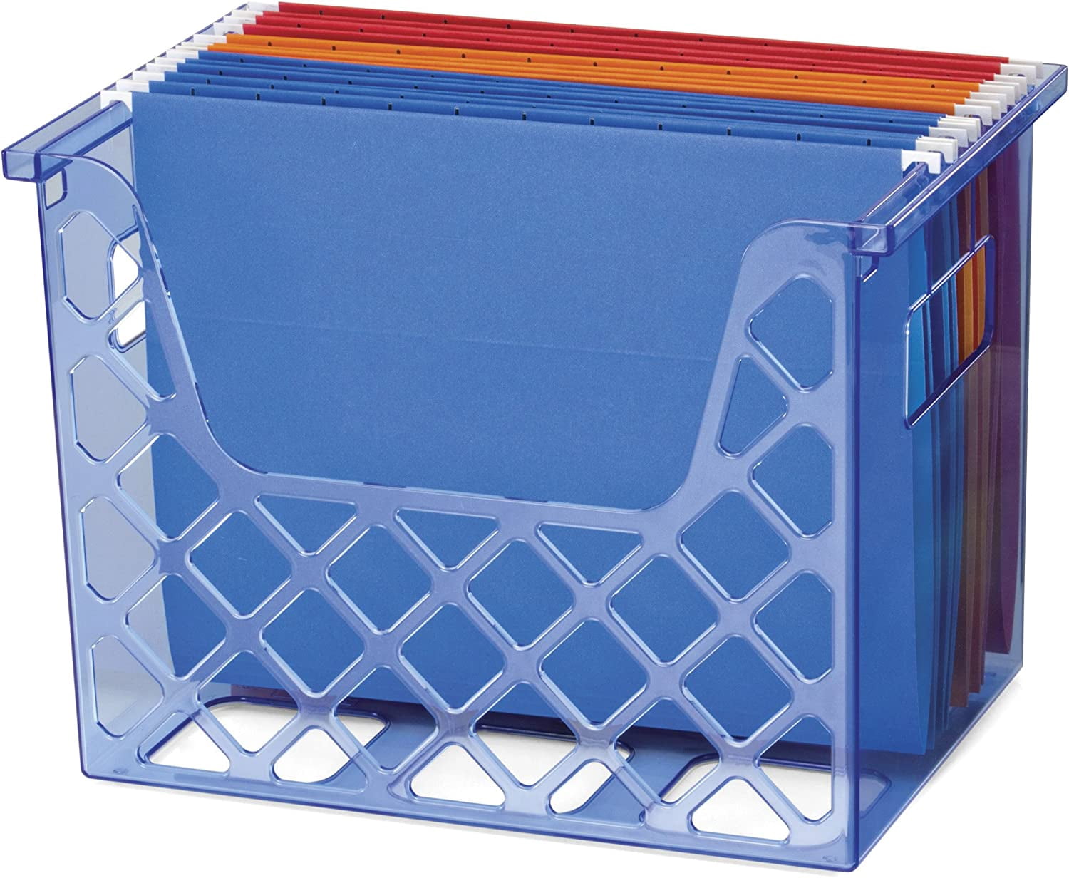 Blue Glacier Desktop File Organizer, 1 Section, Letter-Size, 8.63" Long ...