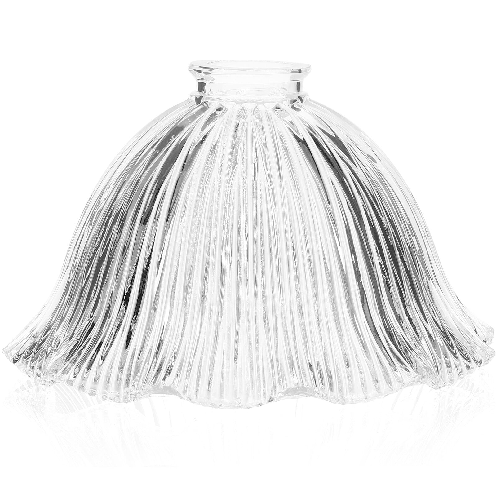 Blue Glass Lampshade Bell Study Room Light Cover 22.50X15.00X15.00CM ...