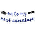 Blue Glitter Onto My Next Adventure Banner, Adventure Awaits/The ...