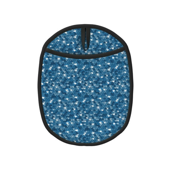 Blue Glitter lightning Pot Holders for Kitchen - Heat Resistant Oven ...