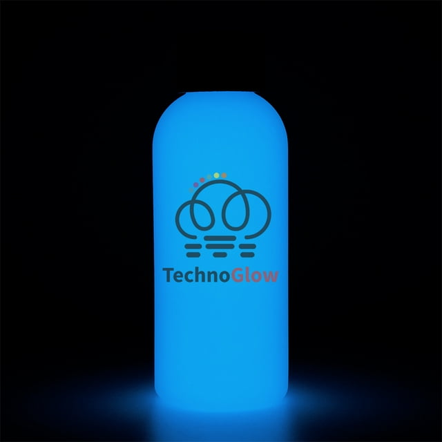 Blue Glow in the Dark Paint, 4 fl oz - Techno Glow Paint - Walmart.com