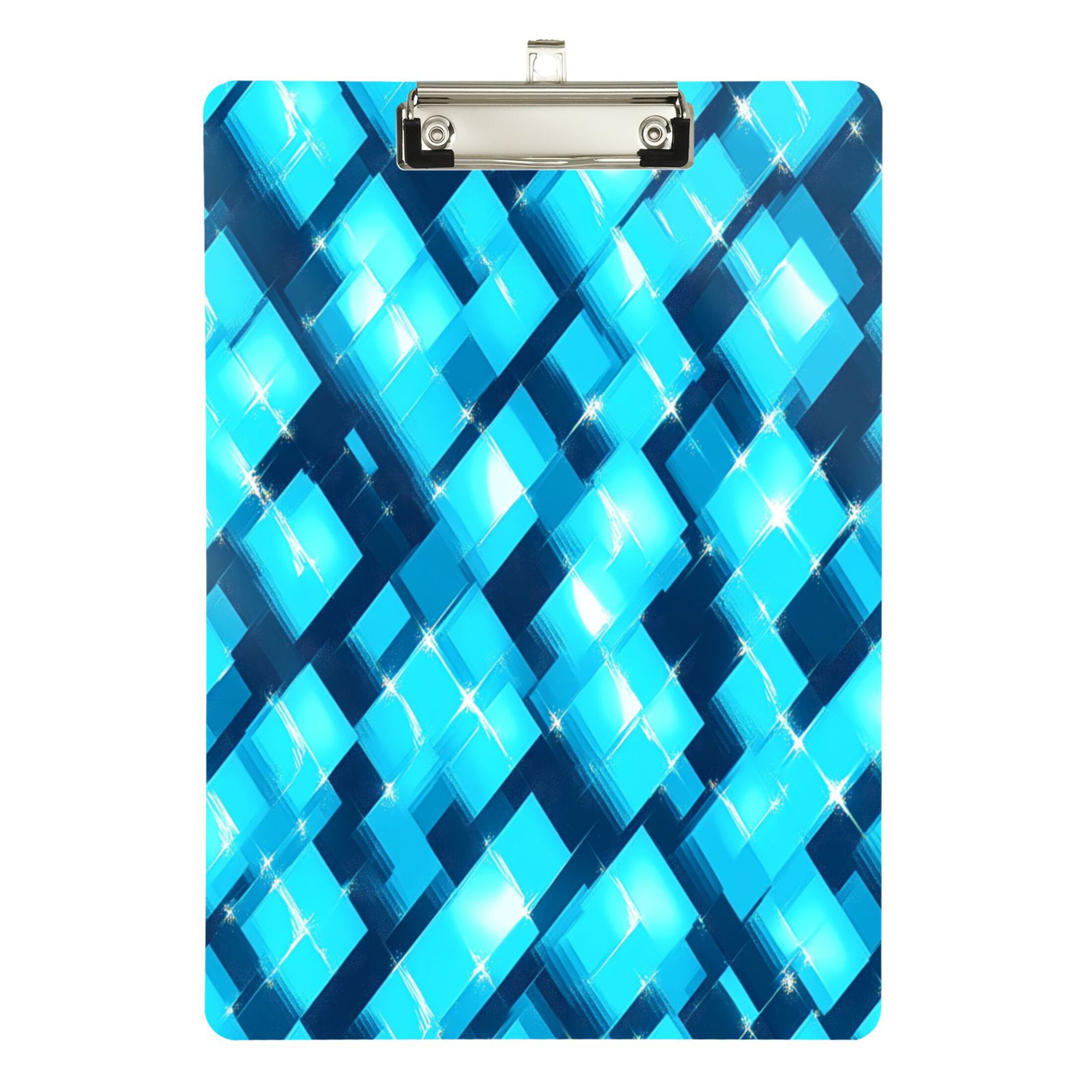 Blue Glowing Diamonds Acrylic Clipboards A4 Standard Size Clipboard 12. ...