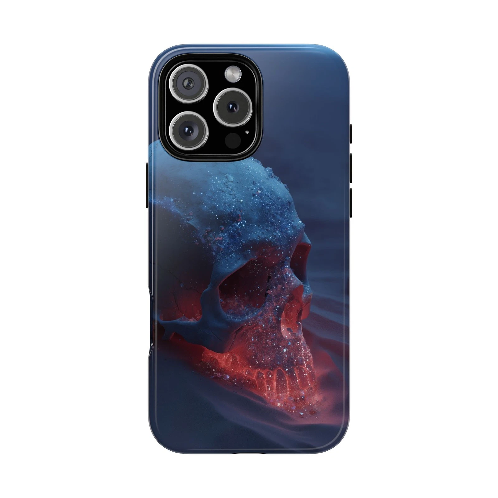 Blue Glowing Sand Phone Case for iPhone 17 11 12 13 14 15 16 Pro Max ...