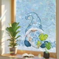 Blue Gnomes Christmas Privacy Window Film, Decorative Stained Glass ...