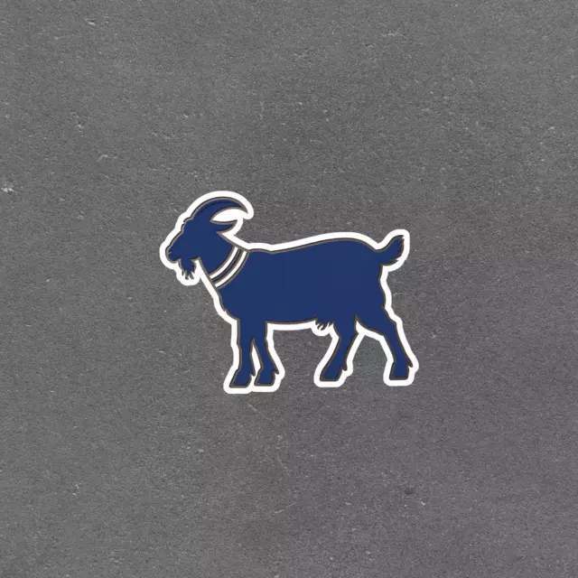 Blue Goat Sticker - Cartoon Farm Animal Decal For Kids & Sphone Decal ...