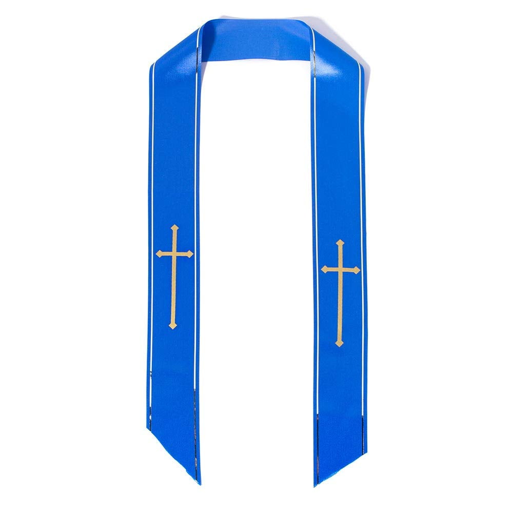 Blue and Gold Faith-Based Graduation Sash, Early Childhood Education ...