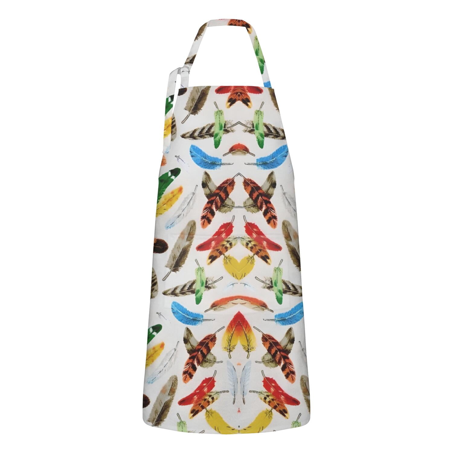 Blue Gold Wave Marble Pattern Apron-Garden Aprons for Women with ...