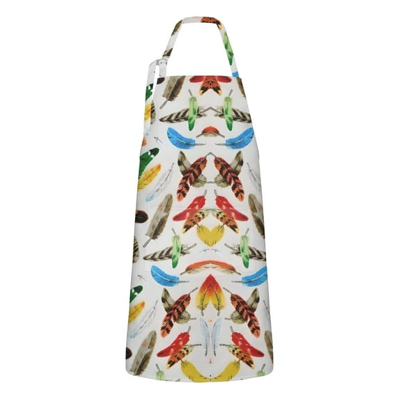 Blue Gold Wave Marble Pattern Apron-Garden Aprons for Women with ...