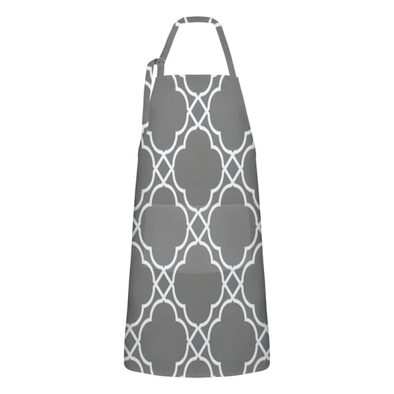 Blue Gold Wave Marble Pattern Apron-Garden Aprons for Women with ...