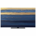 Blue Gold Wave TV Dust Cover, Stretchable TV Screen Desktop Computer ...