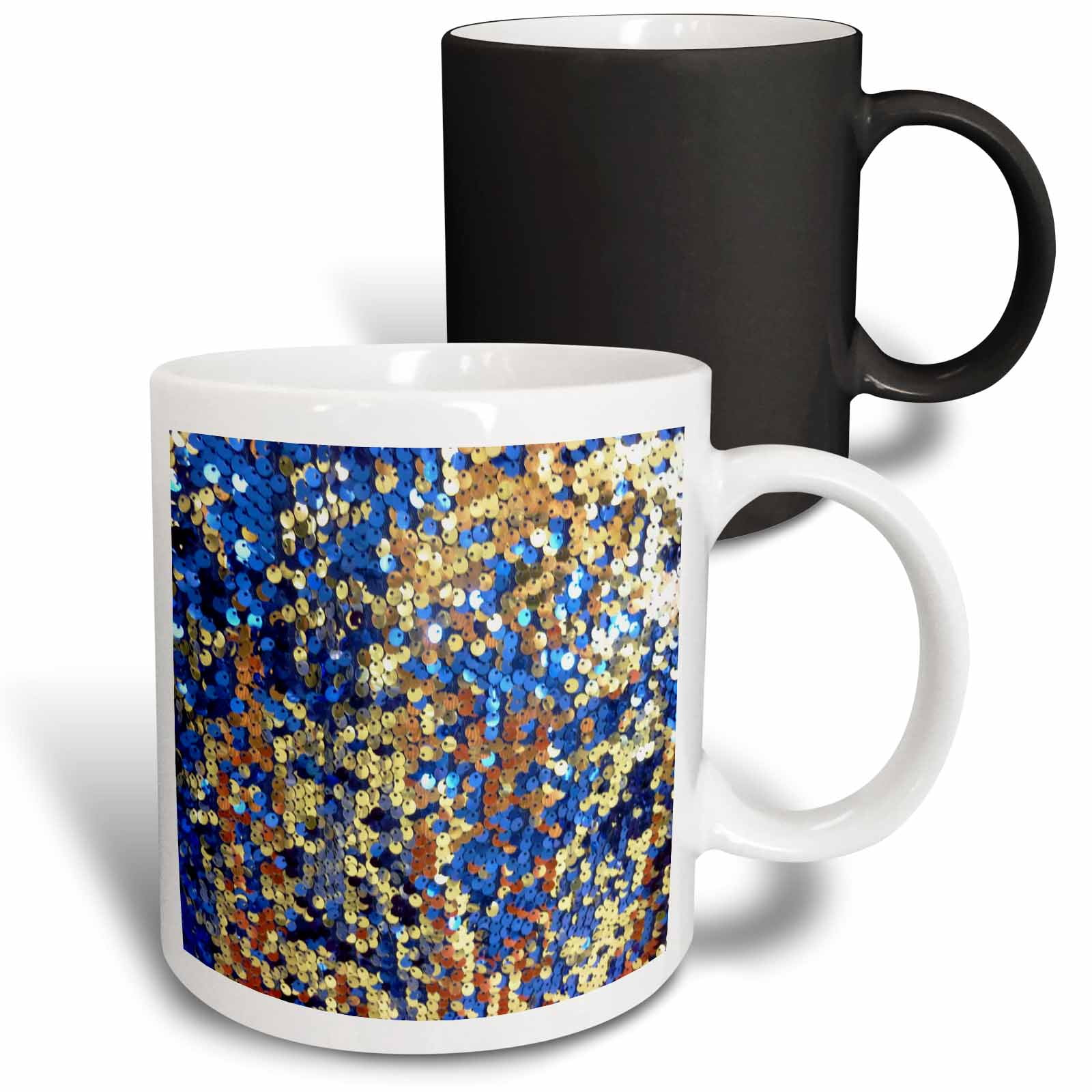 Blue Gold n Copper Sequins 11oz Magic Transforming Mug mug-80242-3 ...