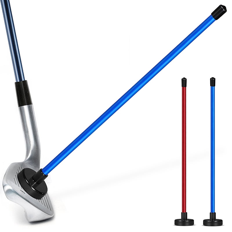 Blue Golf Alignment Stick: Magnetic Club Alignment Stick Demonstrates ...