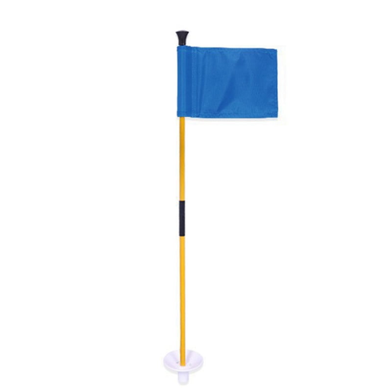 Blue Golf Green Flag, Two-Section Detachable Flagpole, Easy to Carry ...