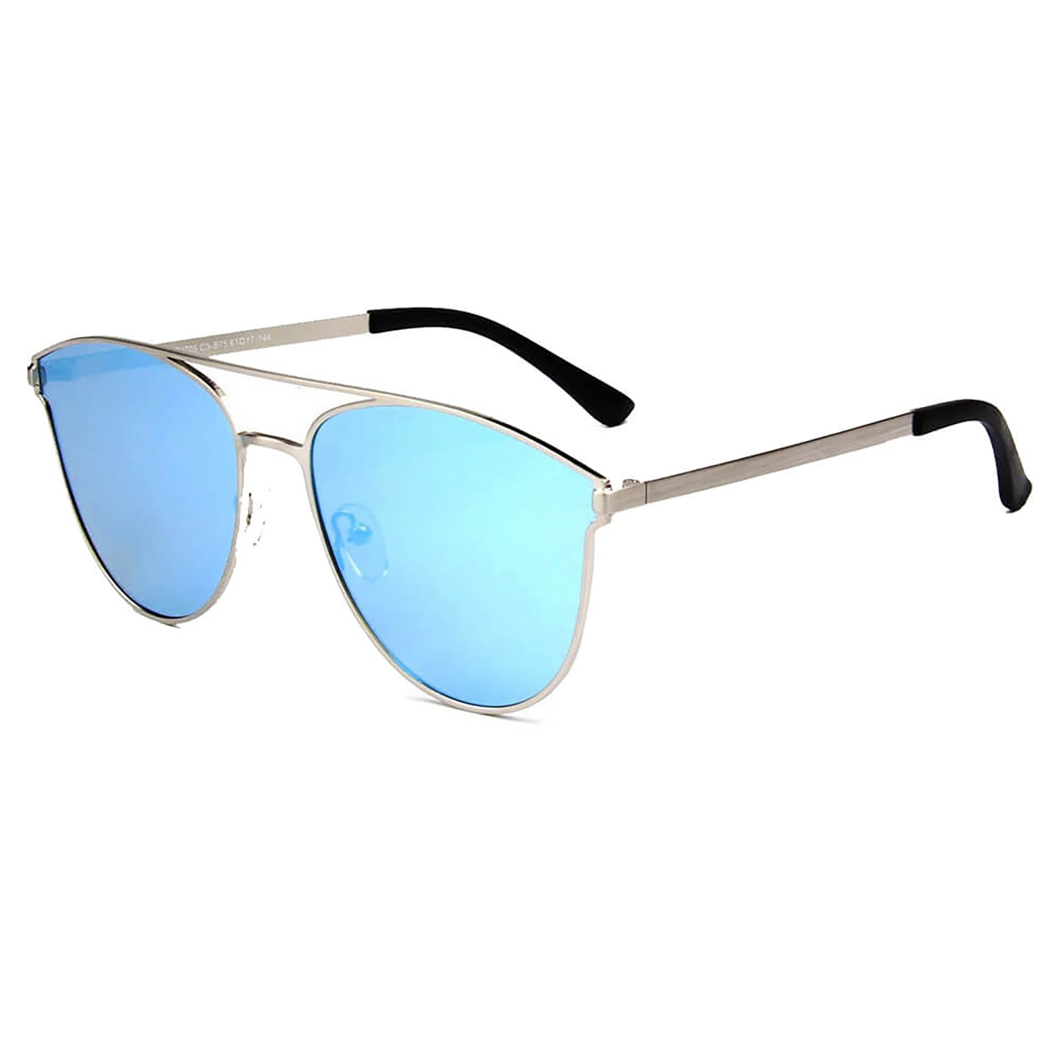 Blue Gradient Lens Metal Frame Sunglasses - UV Protection Fresh Outdoor ...