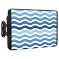 Blue Gradient Outdoor TV Cover 40 to 43 Inch Water Ripple Striped ...