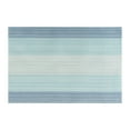 Blue Gradient Striped Woven Kitchen Table Mats, Heat Resistant Non-Slip ...