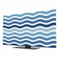 Blue Gradient TV Dust Cover 24 Inch, Water Ripple Striped Modern ...