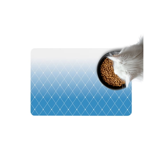 Blue Gradient Texture Doormat Non Slip Diatomaceous Earth Door Mat ...