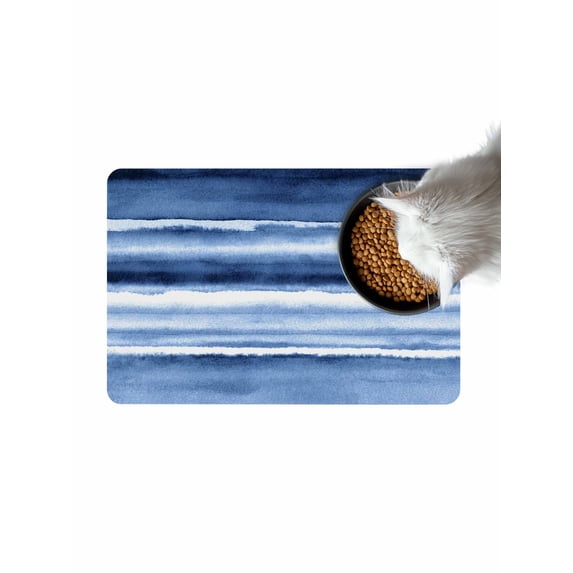 Blue Gradients Doormat Non Slip Diatomaceous Earth Door Mat Absorbent ...